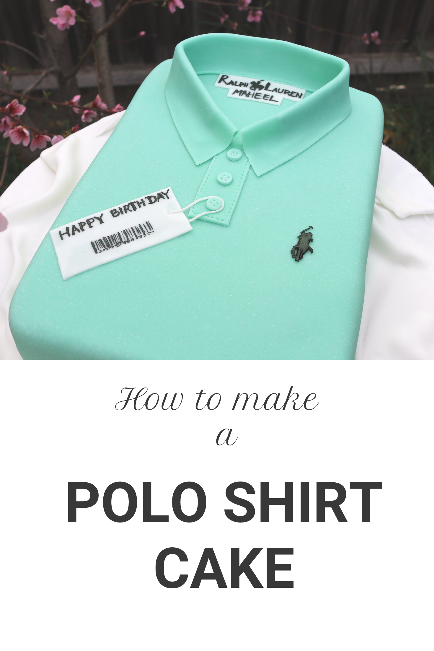 How to make a Polo shirt cake